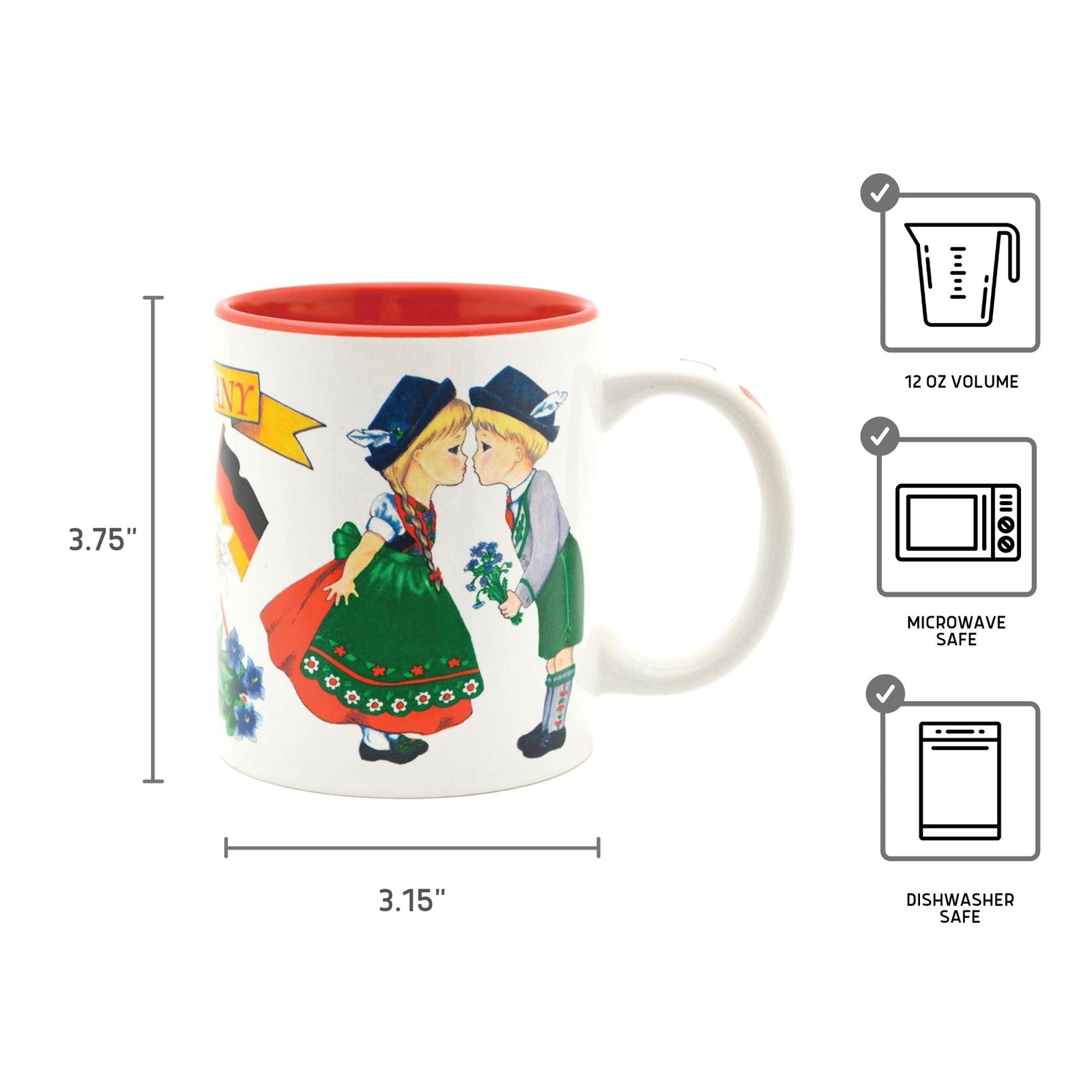 "I Love Germany" German Gift Idea Mug – GermanGiftOutlet