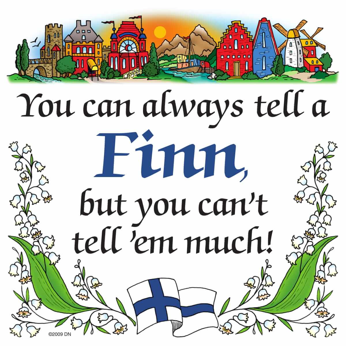 Kitchen Wall Plaques: Tell a Finn – GermanGiftOutlet