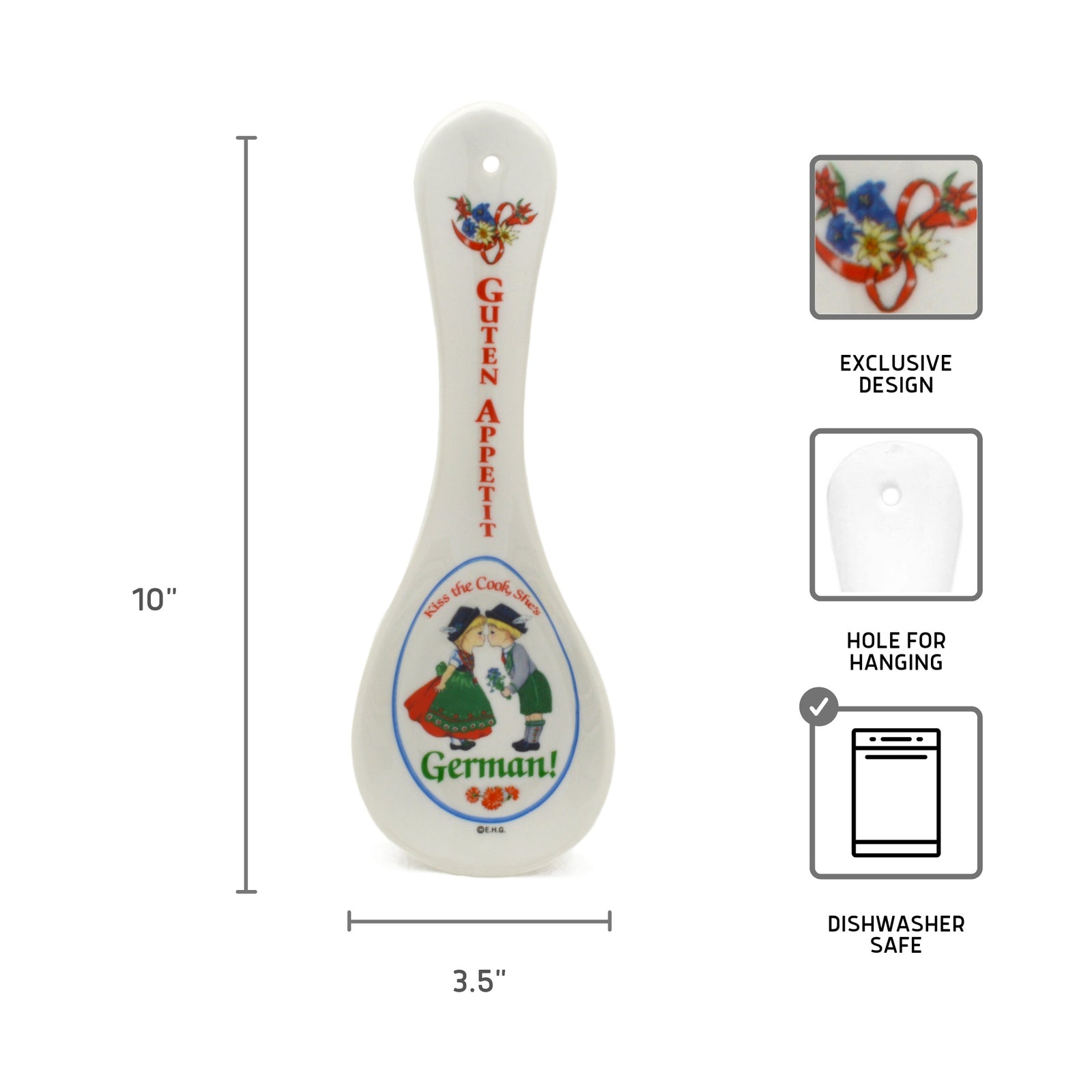 Kitchen Spoon Rest German Gift (Guten Appetit) – GermanGiftOutlet